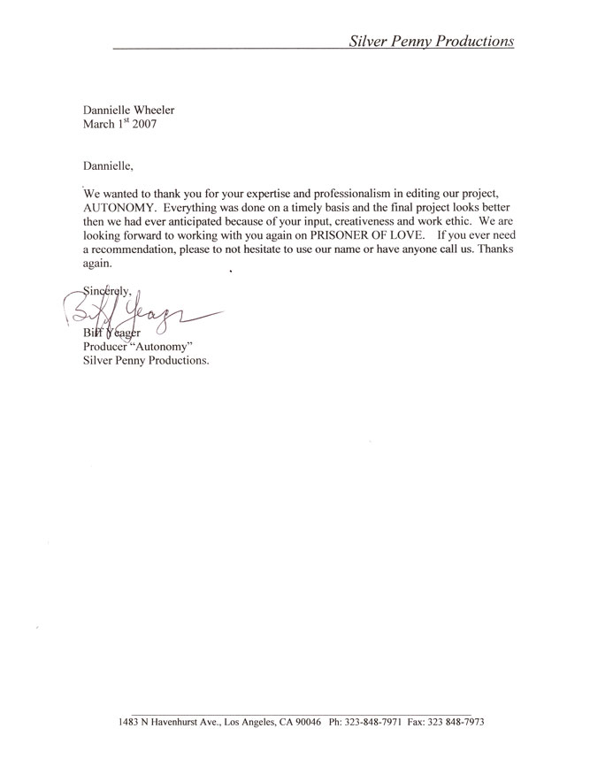 Credit Reference Letter - Free Printable Documents