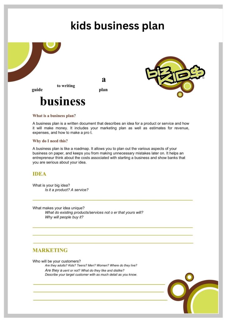 Business Plan Sample - Free Printable Documents