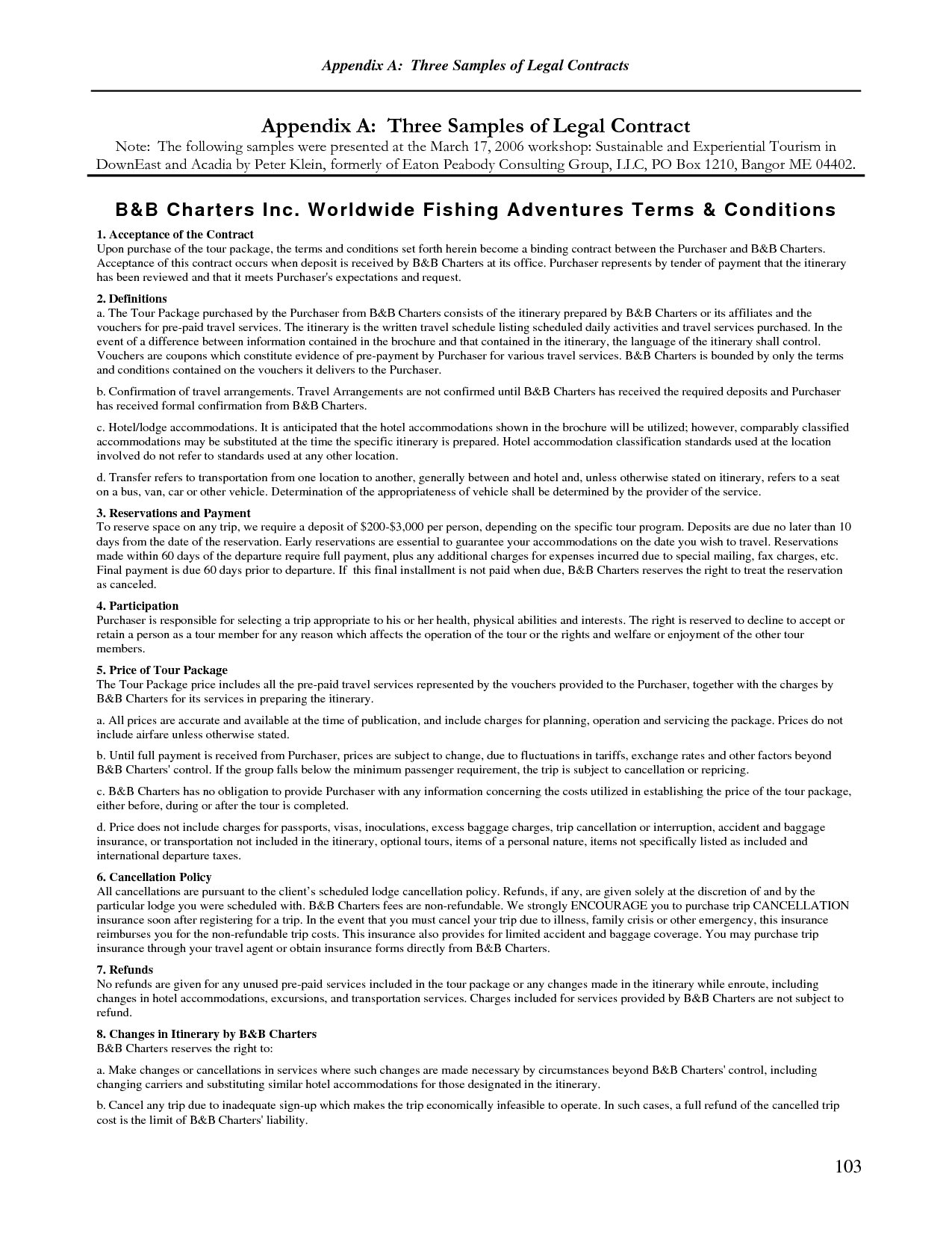 Legal Contracts Templates - Free Printable Documents