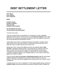 Settlement Letter Example - Free Printable Documents