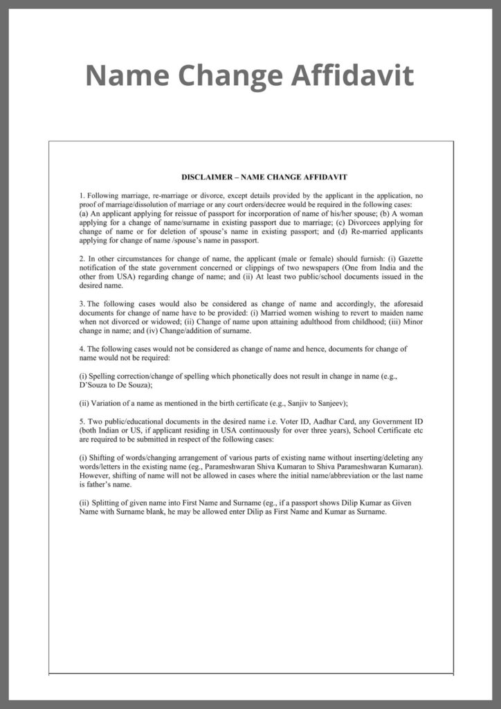 Affidavit Sample - Free Printable Documents